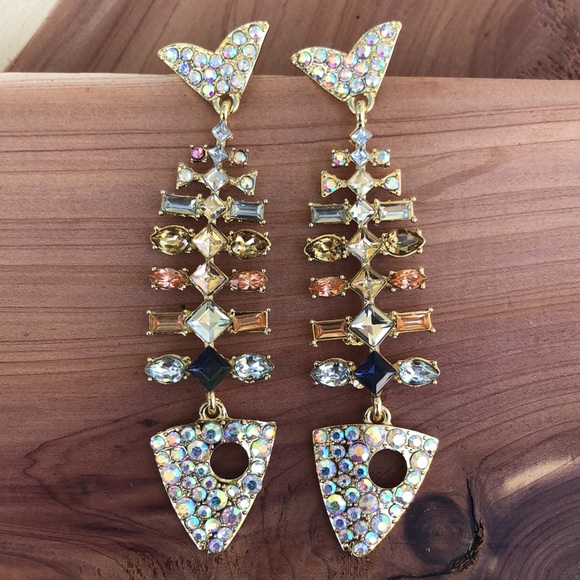 Jewelry | Baublebar Crystal Fillet Drop Earrings | Poshmark